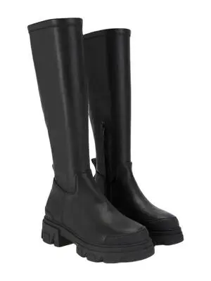 Kurt Geiger Stomp Sock Knee Boots - Black