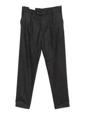 Eleventy Pleated Wool Trousers - Grey