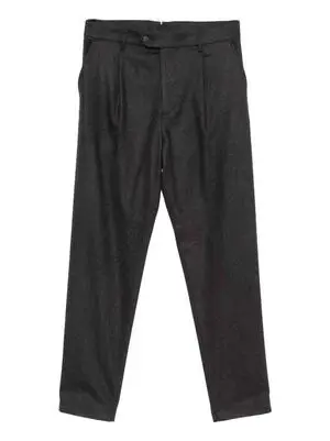 Eleventy Pleated Wool Trousers - Grey