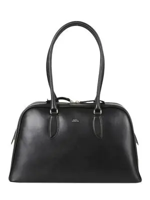 A.p.c. Paloma Leather Shoulder Bag - Black