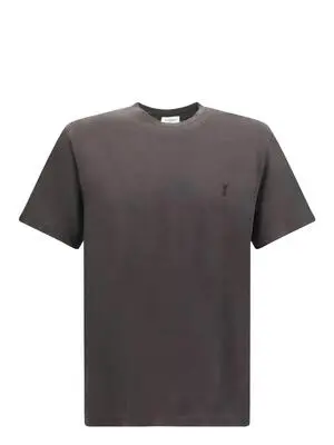 Saint Laurent Cassandre T-shirt - Grey