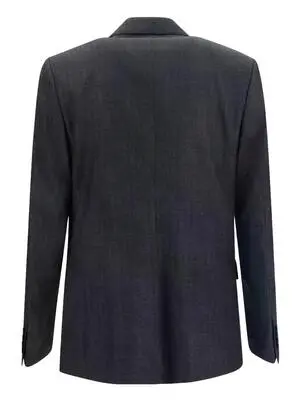 Dolce & Gabbana Pinstripe-pattern Notched-lapel Blazer - Grey