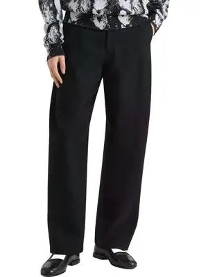 Givenchy Couture Seam Flannel Trousers - Black