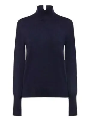 PINKO High-neck Logo-patch Sweater