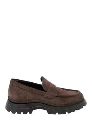 Hogan Suede Loafers - Brown