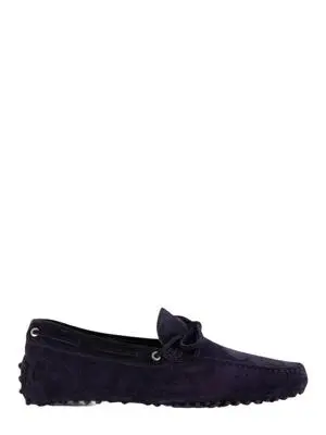 AURELIEN Softey Suede Driving Loafers - Blue