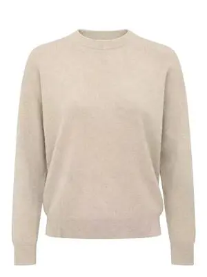 Brunello Cucinelli Brunello Cucinelli Cashmere Crewneck Sweater Neutrals