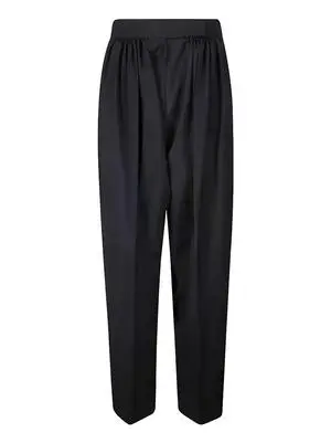 SPORTMAX Sportmax Pleated Virgin Wool Trousers
