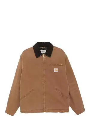 Carhartt Work In Progress Carhartt WIP OG Detroit Corduroy-Collar Shirt Jacket Brown