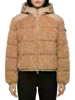 Moncler Alpestre Teddy Padded Jacket - Brown