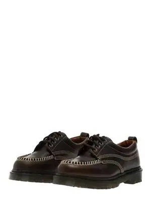 Dr. Martens Dr. Martens Lowell Whipstitch Detail Calf Leather Derby Shoes Green