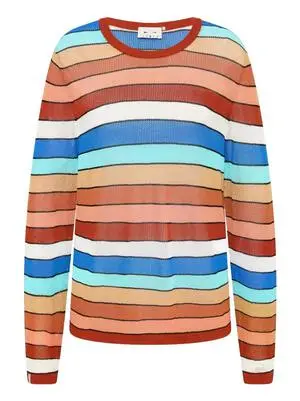 The Upside Iza Milla Striped Sweater - Neutrals