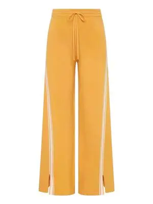 The Upside Side-stripe Knit Trousers - Yellow