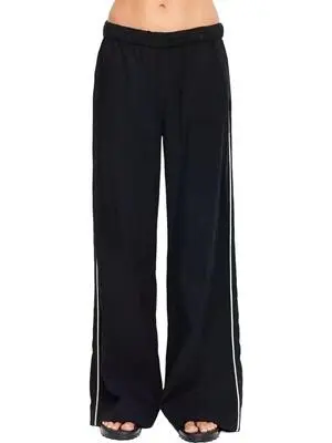 The Upside Elita Wide-leg Track Pants Black
