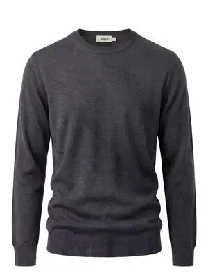 Altea Crew-neck Wool Sweater - Grey
