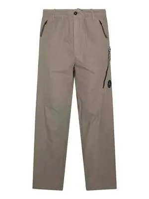 C.P. COMPANY Lens-detail Straight-leg Trousers - Neutrals