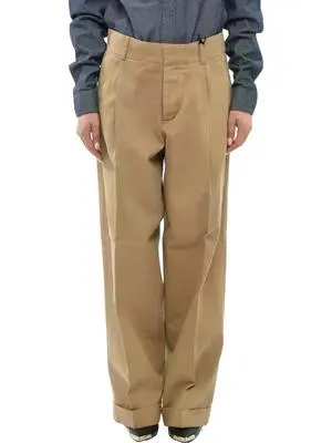 Dsquared2 Single-pleat Straight-leg Trousers - Neutrals