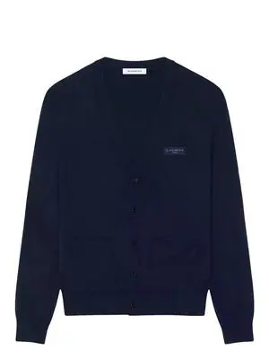 Givenchy Couture Seam Wool Cardigan - Blue