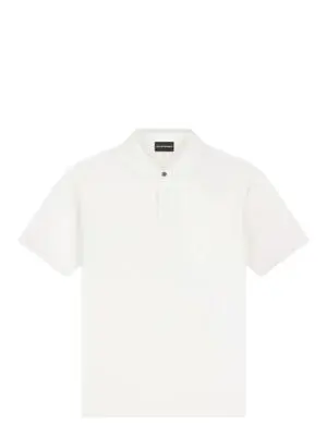 Emporio Armani Cotton Polo Shirt - White