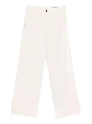 WHITE SAND Wide-leg Trousers - Neutrals