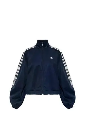 Adidas Logo-embroidered Zip-up Sweatshirt - Blue