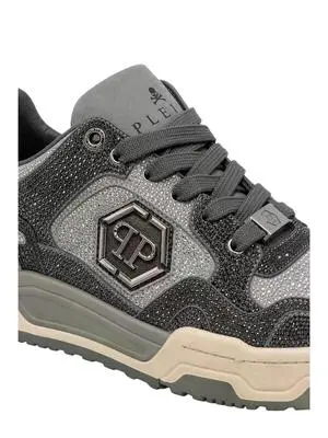 Philipp Plein Low-top Predator V2 Strass Sneakers - Grey