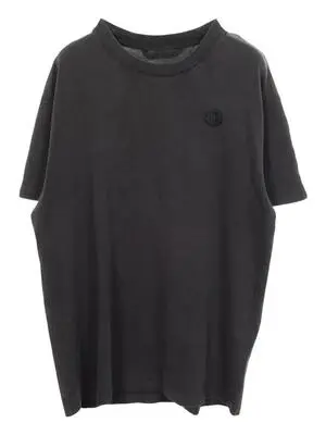 Moncler 2000s Logo Print T-shirt - Black