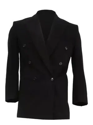 Saint Laurent Double-breasted Blazer - Black
