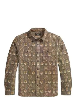 Ralph Lauren Patterned Long-sleeved Shirt - Grey