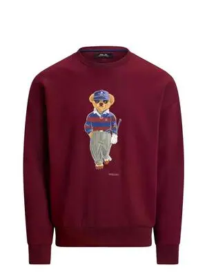 Rlx Ralph Lauren Polo Bear Print Hoodie - Red