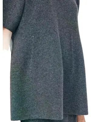 LISA YANG Mella Puff-sleeve Top Grey