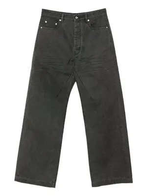 Rick Owens Rick Owens DRKSHDW Faded-Effect Wide-Leg Jeans Grey