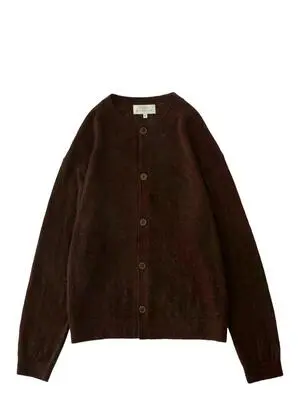 Studio Nicholson Andres Crew-neck Cardigan - Brown