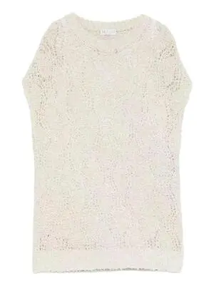 BRUNELLO CUCINELLI Brunello Cucinelli Vintage Double-Layer Knitted Vest