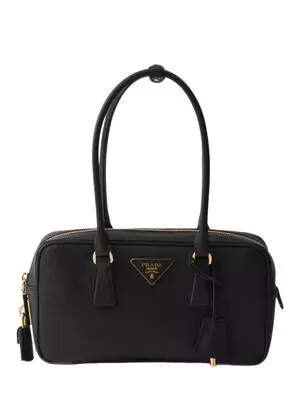Prada Small Saffiano Leather Top-handle Bag - Black