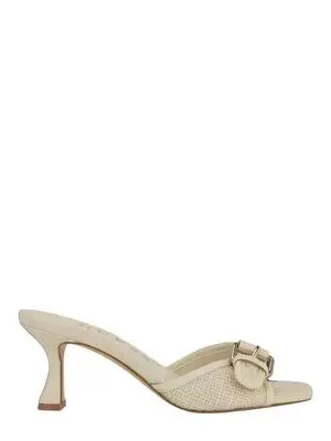 GUESS GUESS USA Dista Buckle-Detail Woven-Panel Sandals