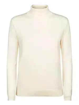 Max Mara Weekend Max Mara Roll-Neck Long-Sleeved Sweater White