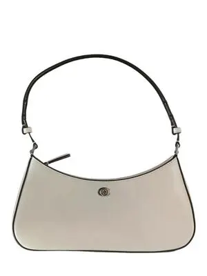 Tory Burch Robinson Zip Top Shoulder Bag Neutrals