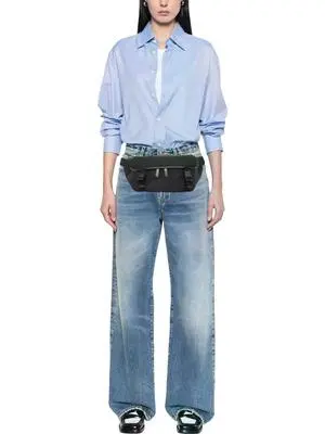 Gucci Canvas Techno Web Belt Bag - Black