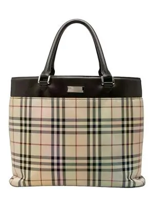 Burberry 2000-2017 House Check Canvas Tote Bag - Neutrals