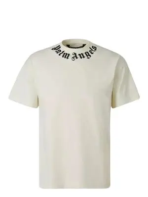 Palm Angels Logo-print T-shirt - Neutrals