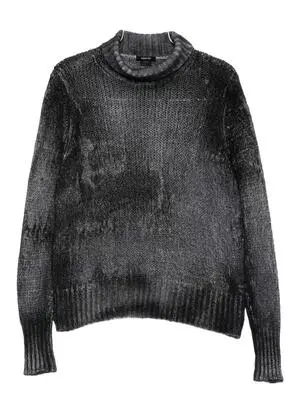 Avant Toi Chunky-knit Roll-neck Sweater - Grey