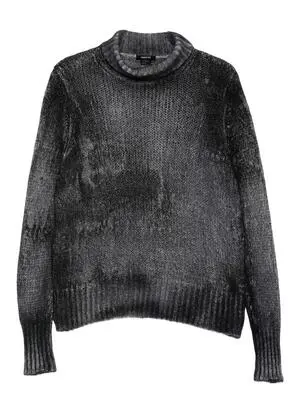 Avant Toi Chunky-knit Roll-neck Sweater - Grey