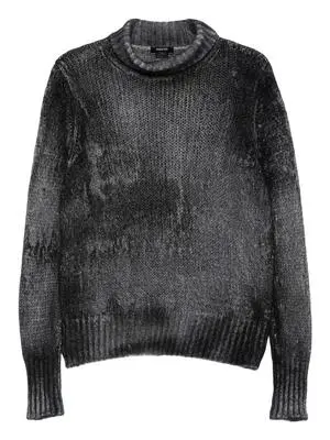 Avant Toi Chunky-knit Roll-neck Sweater - Grey