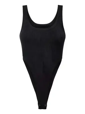 PINKO PINKO Ribbed-Knit Love Birds Bodysuit