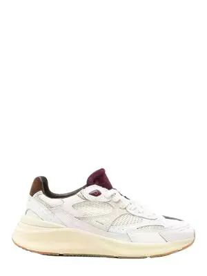 D.a.t.e. Panelled Leather Sneakers - White