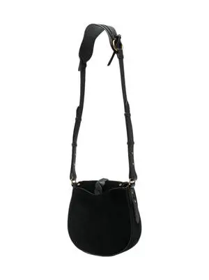 Isabel Marant Étoile Altay Stud-embellished Shoulder Bag - Black