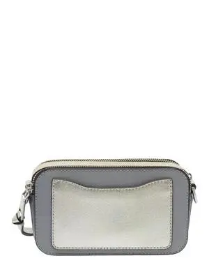 Marc Jacobs Marc Jacobs Saffiano Leather Snapshot Camera Shoulder Bag Grey