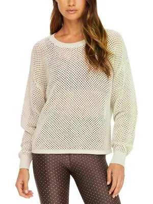 The Upside Sebastian Open-knit Sweater - Neutrals