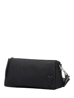 AMI Paris Nylon Marcel Bag - Black
